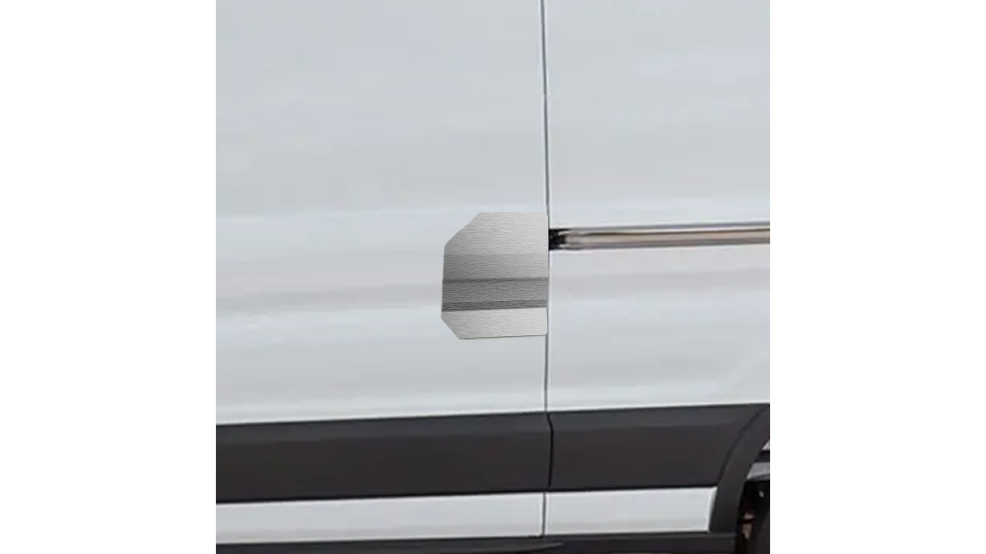 For Ford Transit 2014- N/S Side Sliding Door Security Theft Shield ...